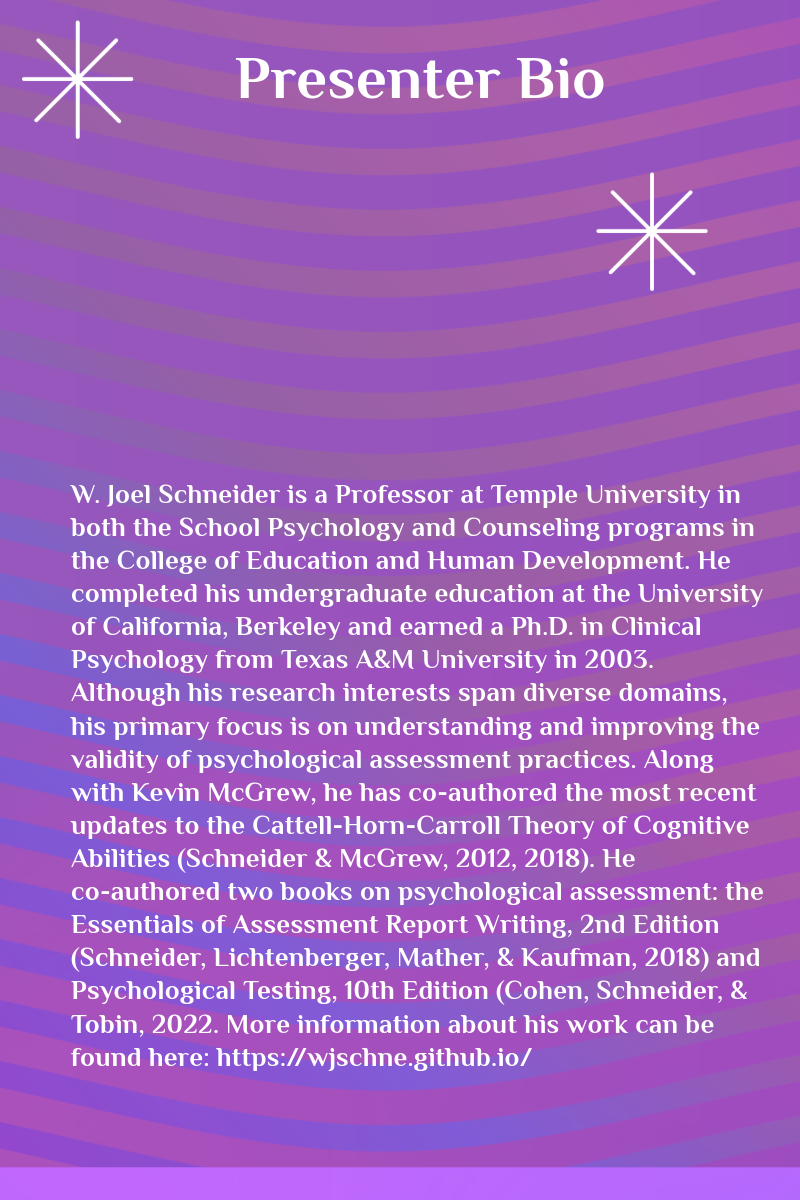 2024 Annual Virtual Convention Presenters Bios